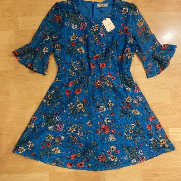 ASOS | Dresses | Oasis Azelia Printed Lace Dress | Poshmark